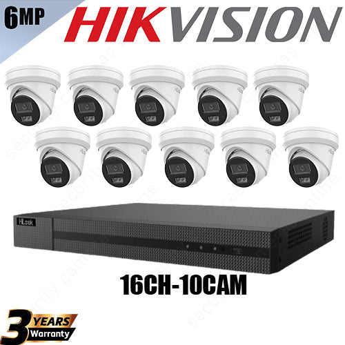 Hikvision HiLook 16 Channel 6MP CCTV Security Camera Kit