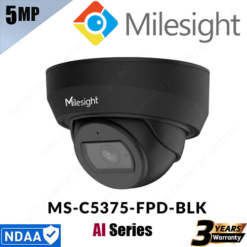 Milesight 5MP MS-C5375-FPD Mini Turret VF Security Camera