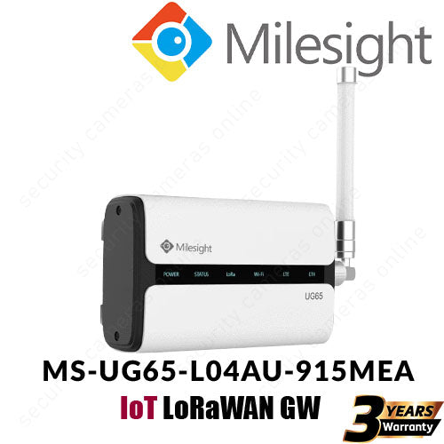 Milesight MS-UG65-L04AU-915MEA LoRaWAN IoT Wireless Gateway